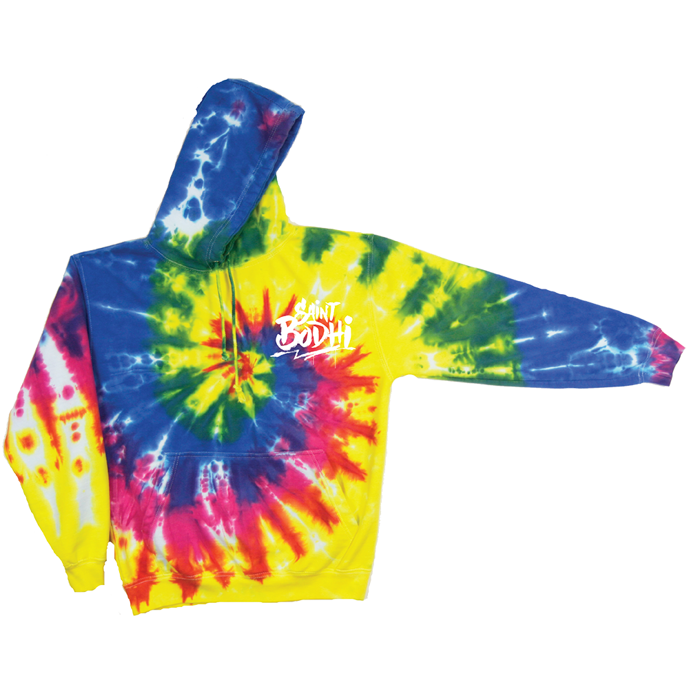 Saint Bodhi: Rainbow Tie Dye Saint Bodhi Hoodie - Def Jam | Official Store