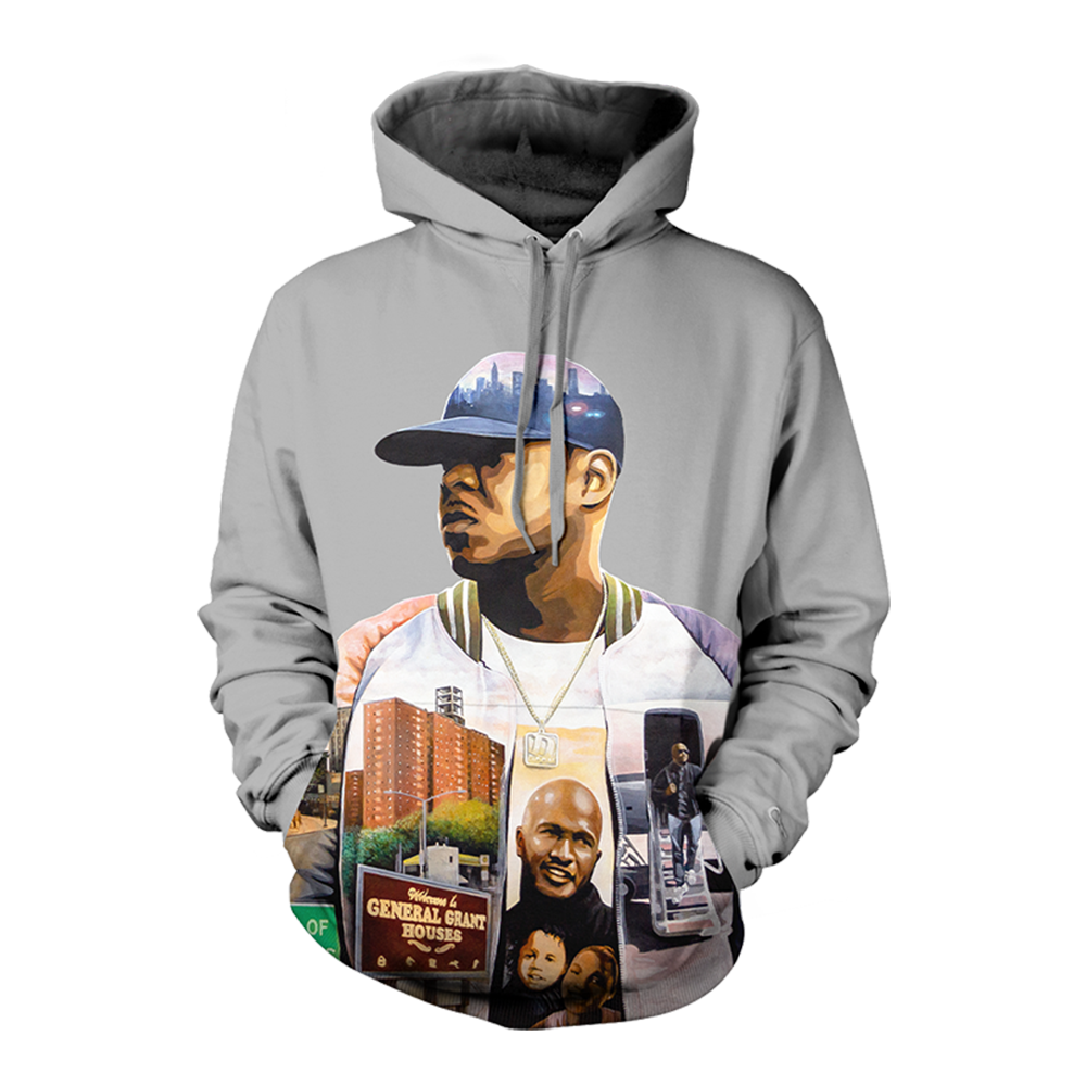 Jadakiss: Album Art Grey Hoodie - Def Jam | Official Store