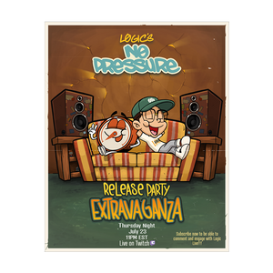 Logic: NO PRESSURE LIMITED EDITION POSTER - Def Jam | Official Store