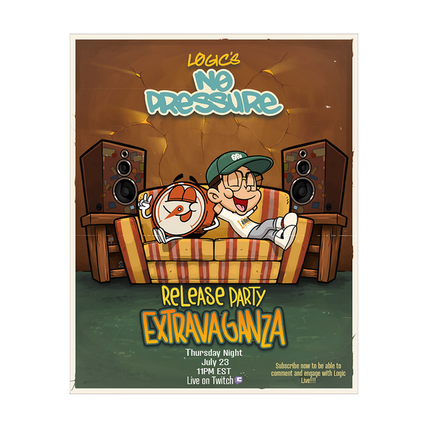 Logic: NO PRESSURE LIMITED EDITION POSTER – Def Jam | Official Store